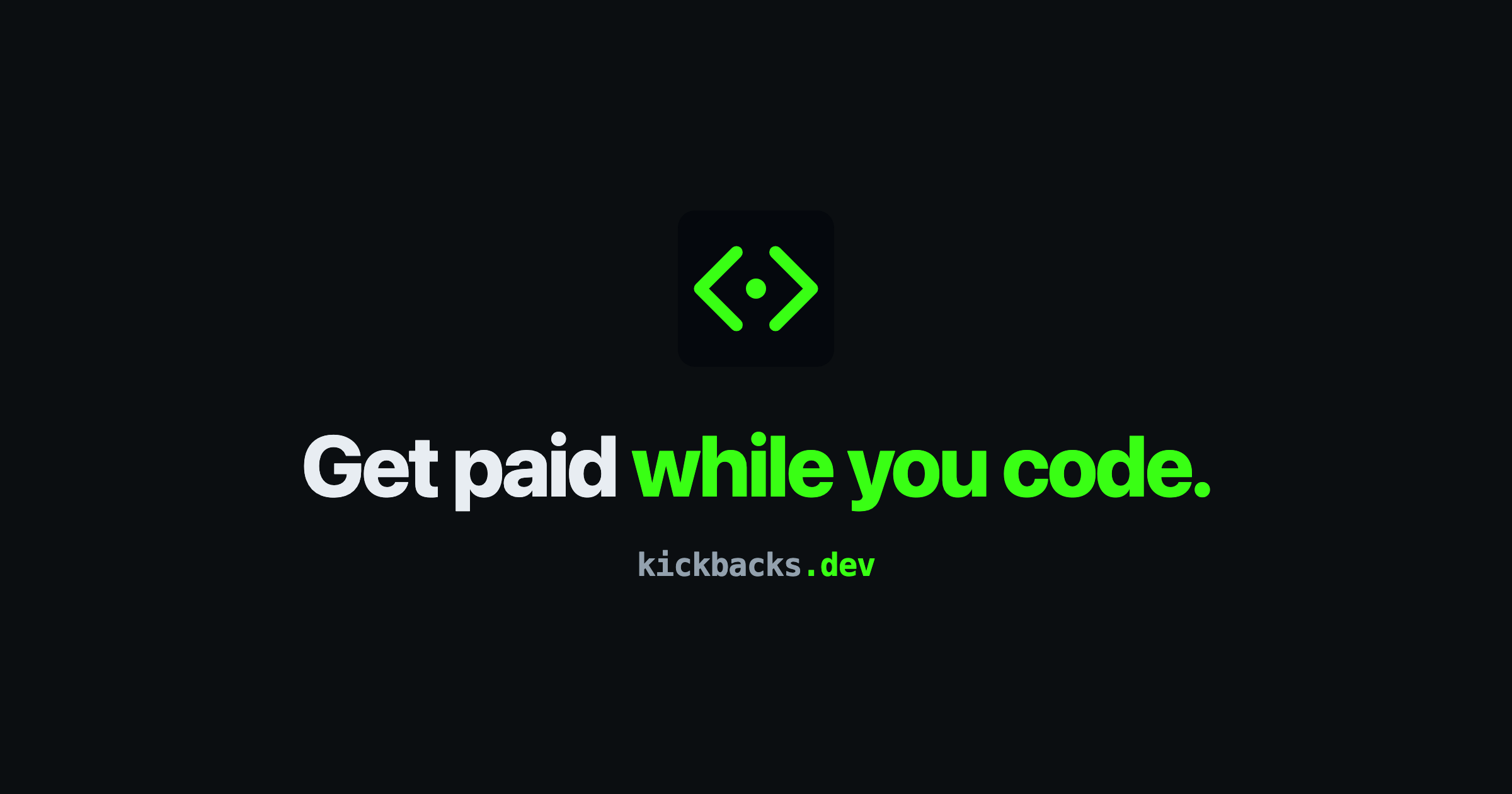 Install · Kickbacks